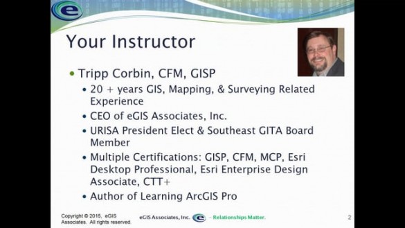 Managing Projects in ArcGIS Pro - Geospatial Training Services