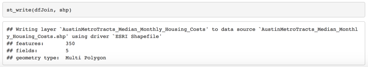 Exporting Census Data To Shapefiles With R Geospatial Training Services