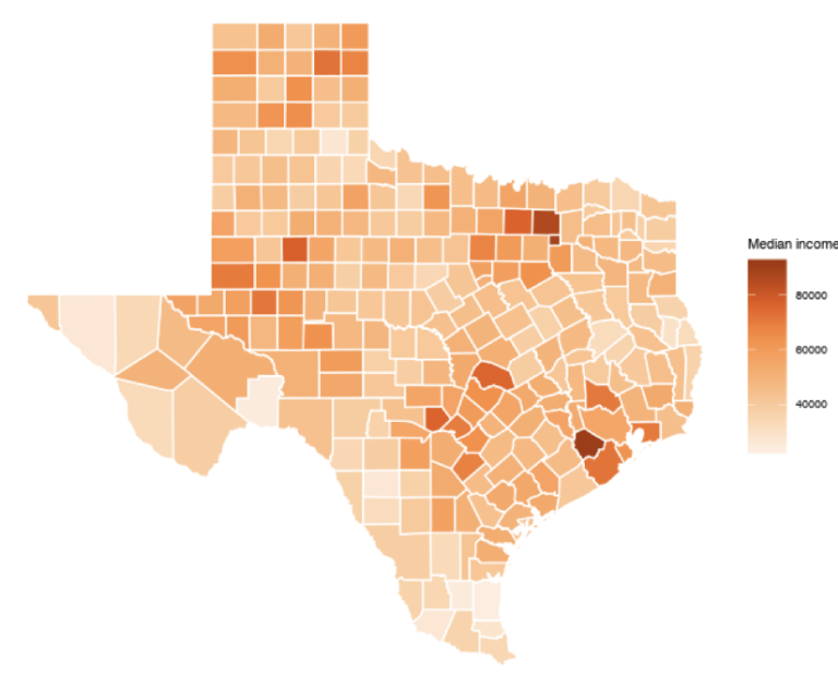 Exporting Census Data To Shapefiles With R Geospatial Training Services