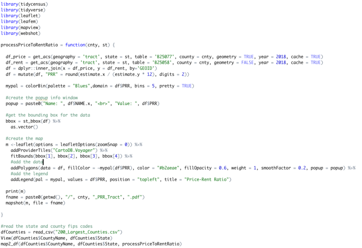 Automating Census Map Production With R Geospatial Training Services
