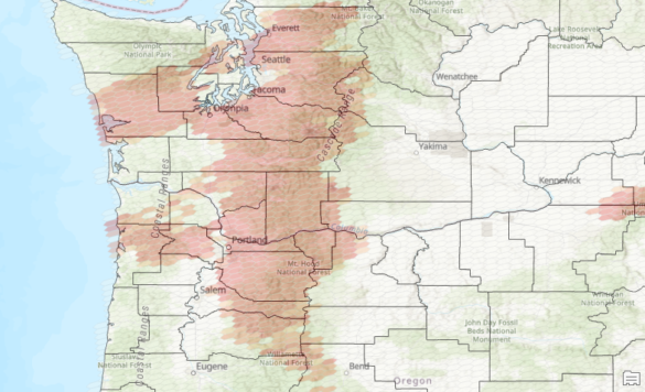 Mapping Clusters of Sasquatch Sightings - Geospatial Training Services