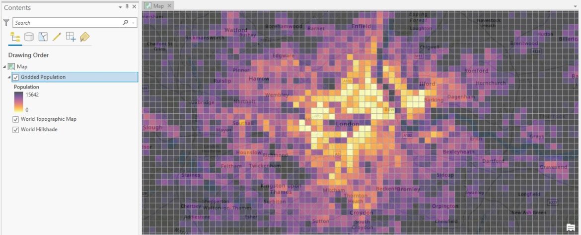 Working with Gridded Population Data in ArcGIS Pro - Geospatial ...