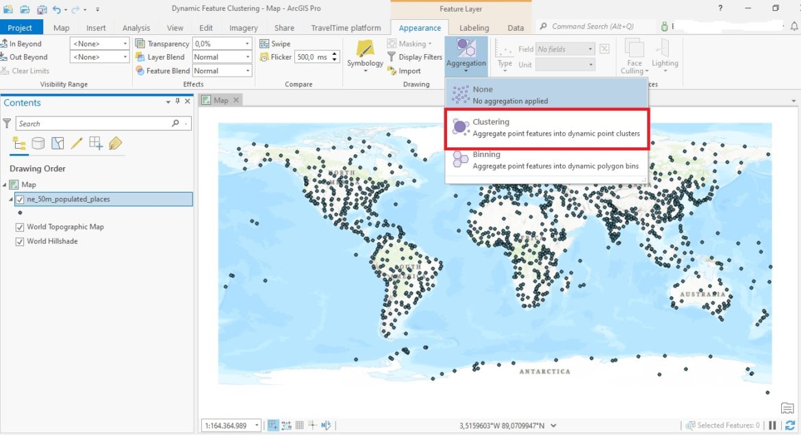 Dynamic Feature Clustering in ArcGIS Pro 2.9 - Geospatial Training Services