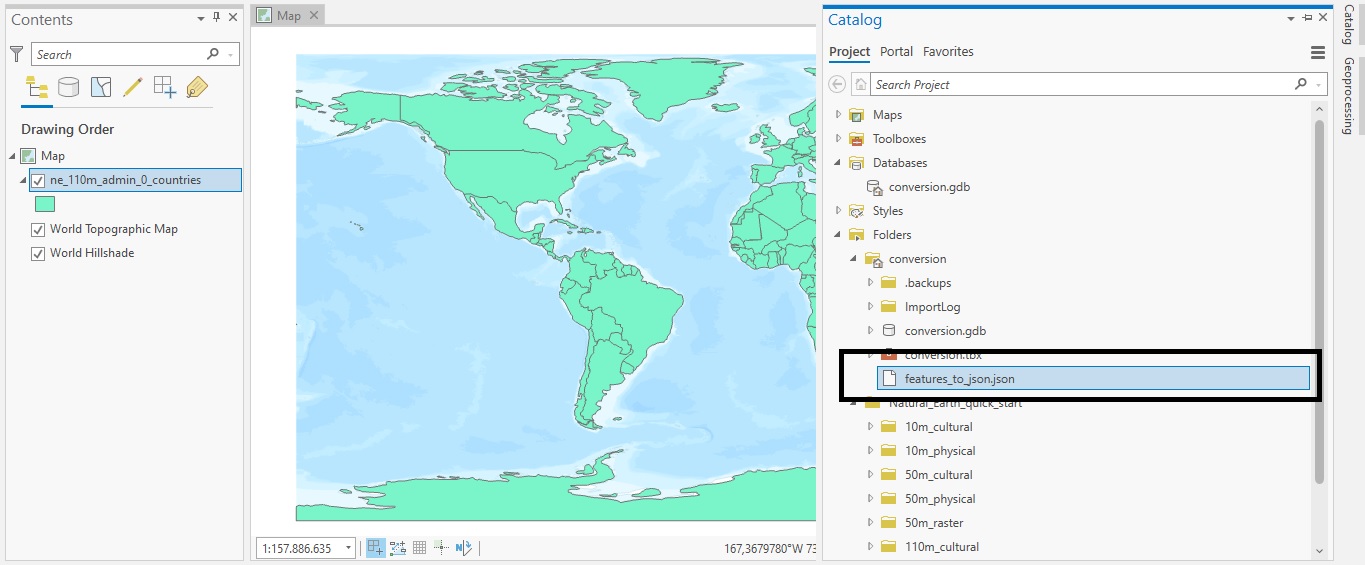 Tutorial Converting Shapefiles To JSON With ArcGIS Pro Geospatial 