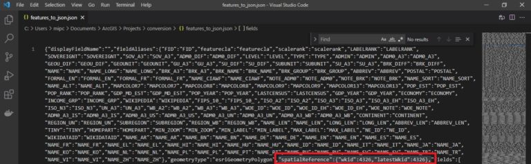 Tutorial: Converting Shapefiles to JSON with ArcGIS Pro - Geospatial ...