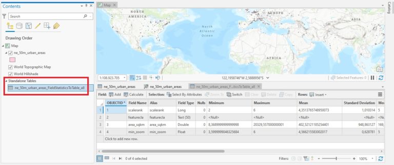 Tutorial: Introducing the Field Statistics to Table tool in ArcGIS Pro ...