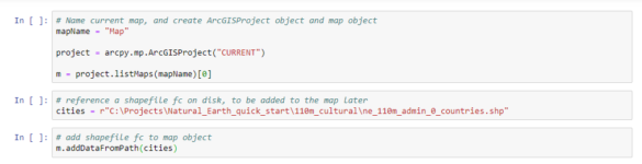 Tutorial Adding Data To A Map In Arcgis Pro With Python Geospatial Training Services
