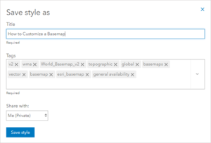 Tutorial: Use a Vector Basemap Editor in ArcGIS Online to Customize a Basemap - Geospatial ...