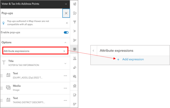 Use Arcade To Pull Field Attributes From A Polygon Layer Into A Point Layer Pop Up Geospatial
