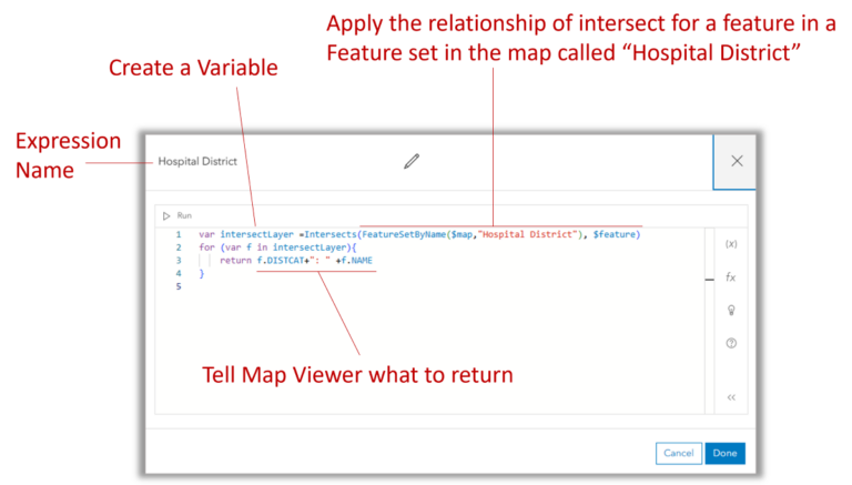 Use Arcade To Pull Field Attributes From A Polygon Layer Into A Point Layer Pop Up Geospatial