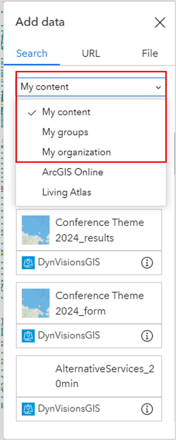 Allow Your Users To Add Data To Maps Using The Add Data Widget In Experience Builder