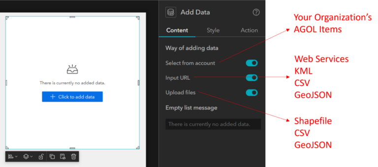 Allow Your Users To Add Data To Maps Using The Add Data Widget In Experience Builder