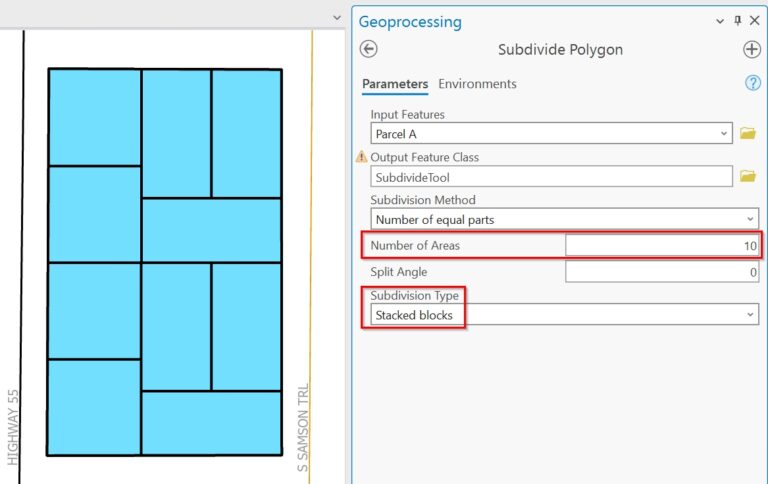 How to quickly divide a polygon into equal areas in ArcGIS Pro ...