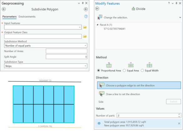 How to quickly divide a polygon into equal areas in ArcGIS Pro ...