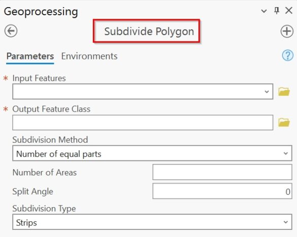How To Quickly Divide A Polygon Into Equal Areas In Arcgis Pro Geospatial Training Services