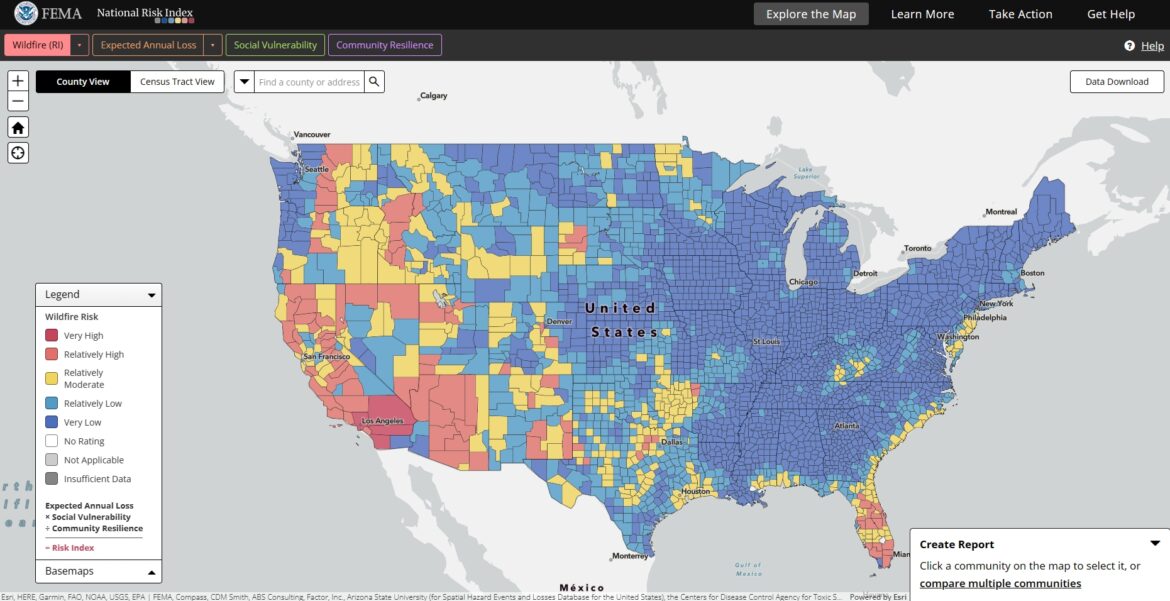 Understanding your Wildland Fire Risk - Geospatial Training Services