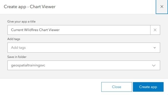 Configure Charts In Map Viewer And Use Them In The Chart Viewer Instant App Geospatial