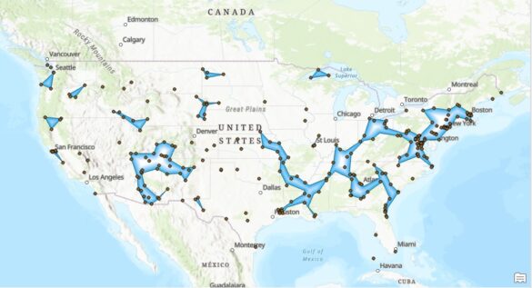 Cluster Points Into Polygons With Arcgis Pro Geospatial Training Services