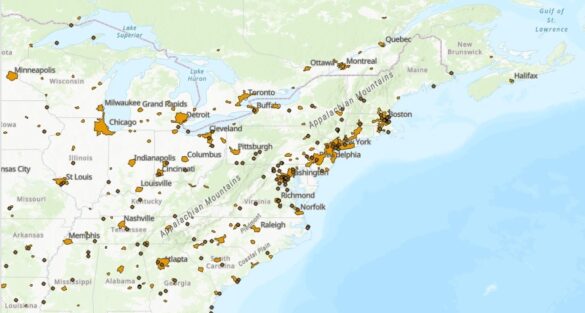 How To Calculate Distances Between Features In Arcgis Pro Geospatial