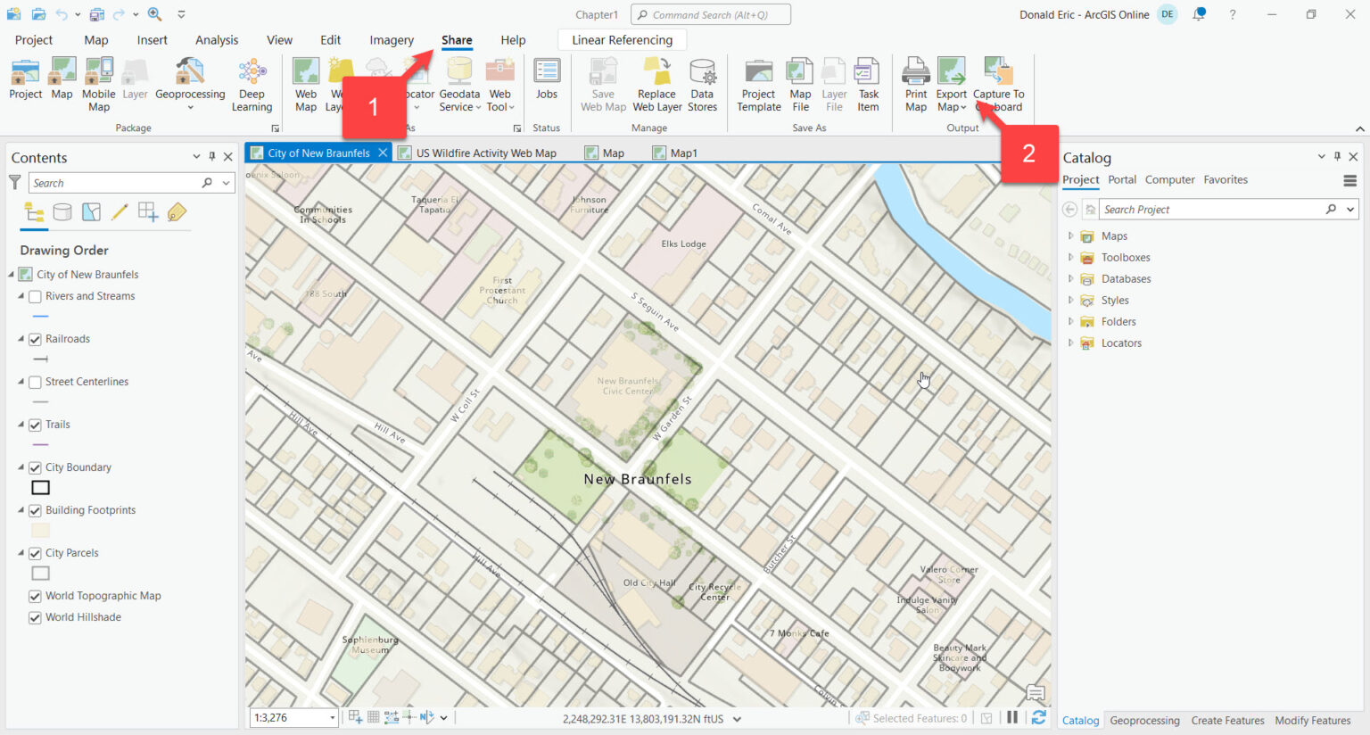 Exporting Vector PDF Maps in ArcGIS Pro - Geospatial Training Services