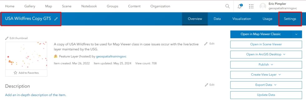 Configuring Data Actions In Experience Builder Geospatial Training