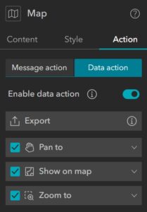 Configuring Data Actions in Experience Builder - Geospatial Training ...