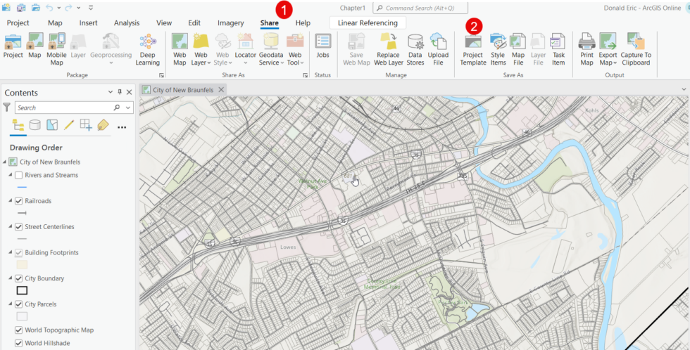 Streamline Your Workflow With Custom Project Templates In Arcgis Pro Geospatial Training Services