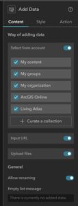 Understanding the Add Data Widget in Experience Builder: Benefits and Limitations - Geospatial ...
